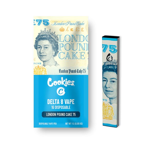 London Pound Cake - Cookies Delta-8 Disposable 1G – DC LLC