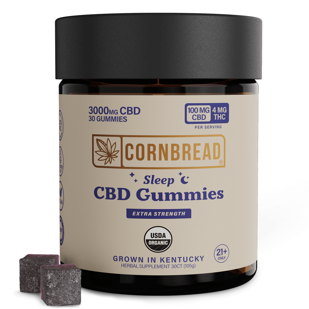 Cornbread Hemp CBD Sleep Gummies – Valerian & Chamomile – DC LLC
