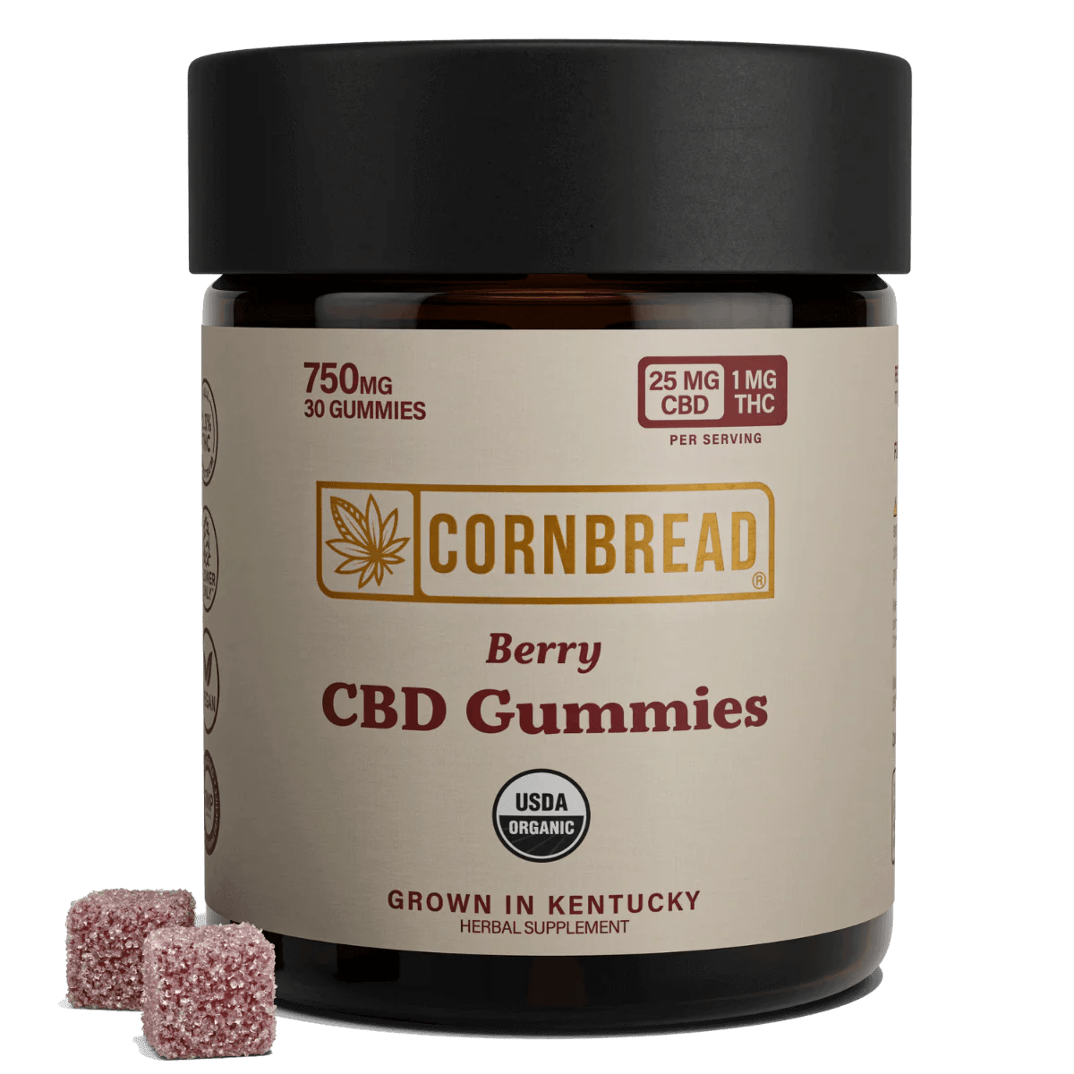 Cornbread Hemp CBD Gummies – Berry 750mg – DC LLC