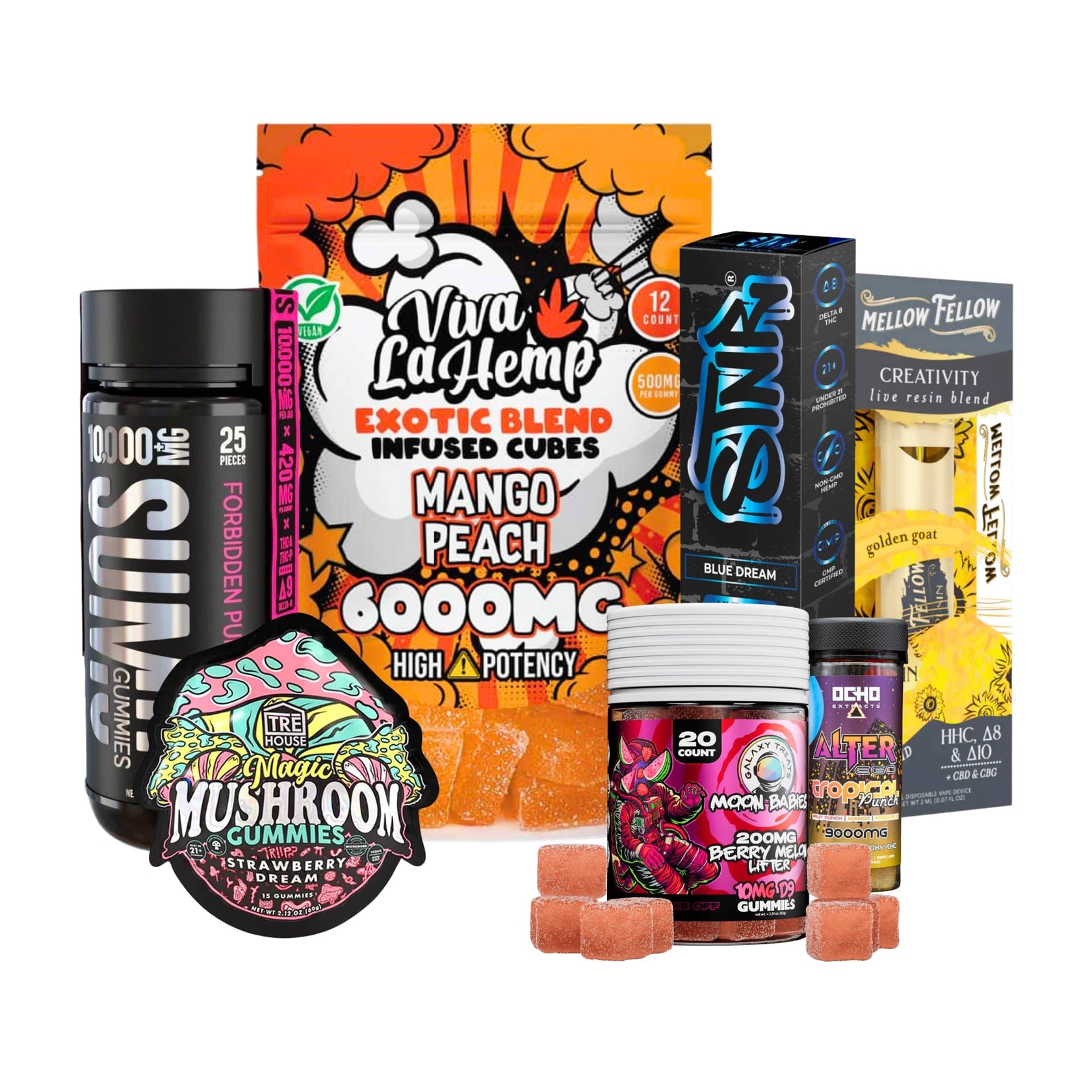 Premium Delta THC Disposables - Top Brands, Varied Blends – DeltaCloudz