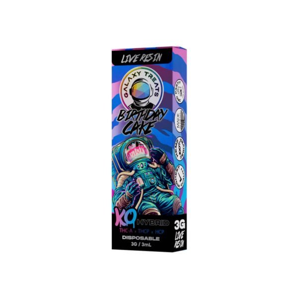 Birthday Cake - Galaxy Treats KO Live Resin Disposable 3G – DC LLC