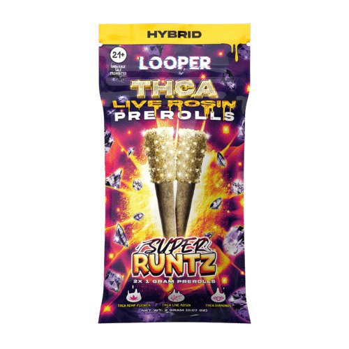 Super Runtz - Looper THC-A Live Rosin Pre-Rolls 2G – DC LLC