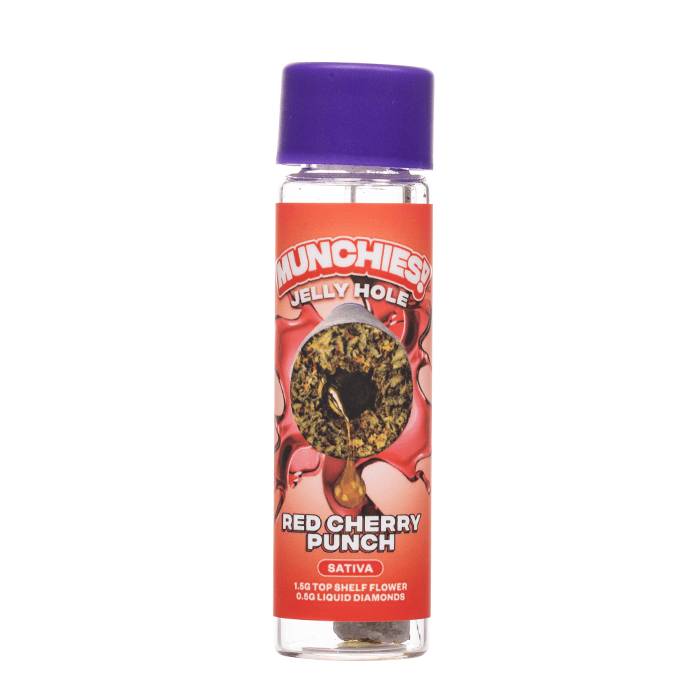 Red Cherry Punch - Munchies Jelly Hole Pre Rolls 2G – DC LLC