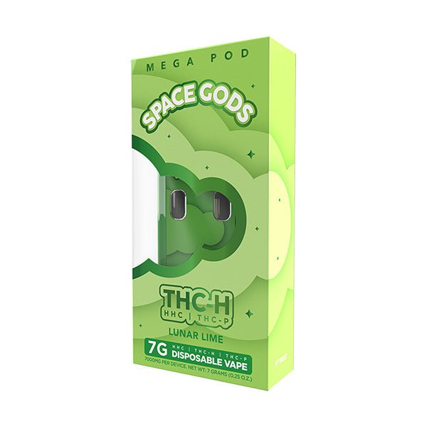 Lunar Lime - Space Gods Mega Pod Disposable 7G – DeltaCloudz