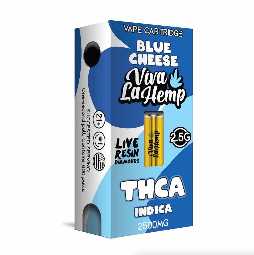 Blue Cheese - VivaLaHemp Live Resin Diamonds THC-A Cart – DeltaCloudz
