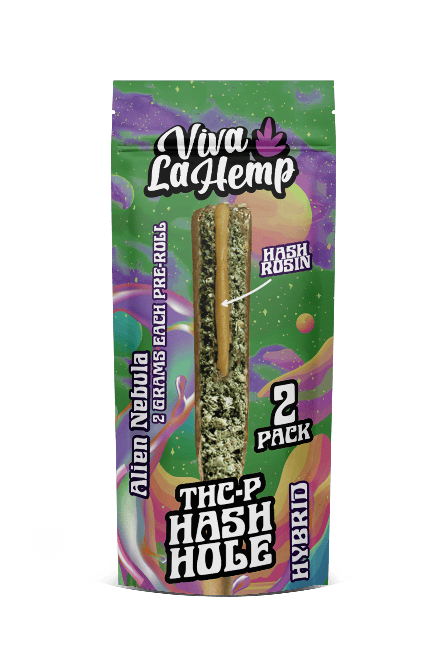 Alien Nebula - Viva La Hemp THCP Hash Hole Pre-Rolls 4G – DC LLC