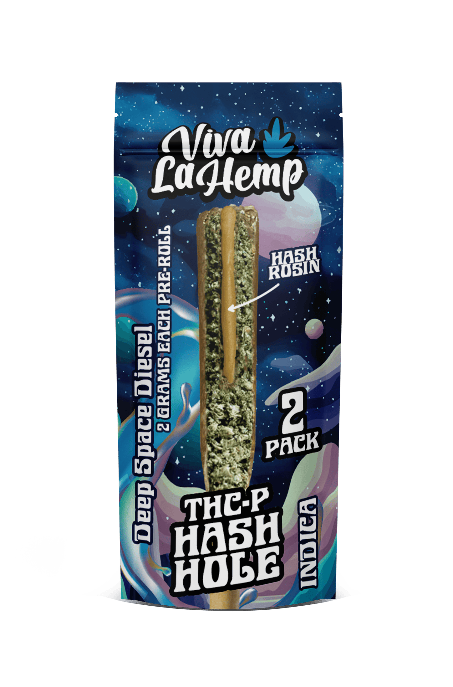Deep Space Diesel - Viva La Hemp THCP Hash Hole Pre-Rolls 4G – DeltaCloudz