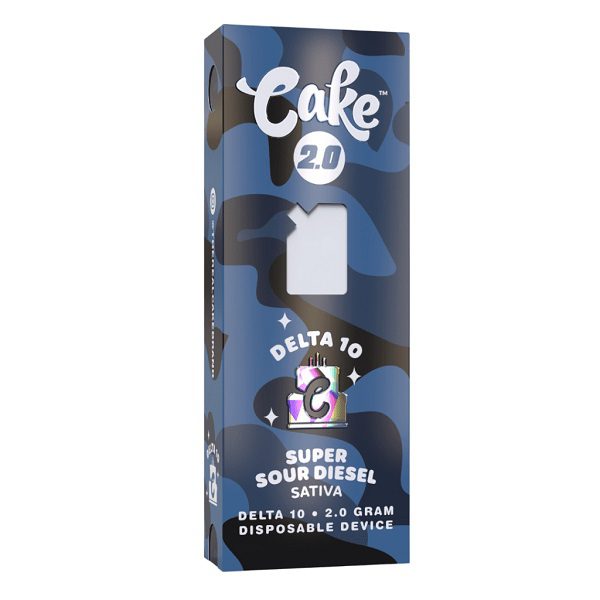 CAKE Delta 10 Disposable - Super Sour Diesel Flavor | Bold Zest ...
