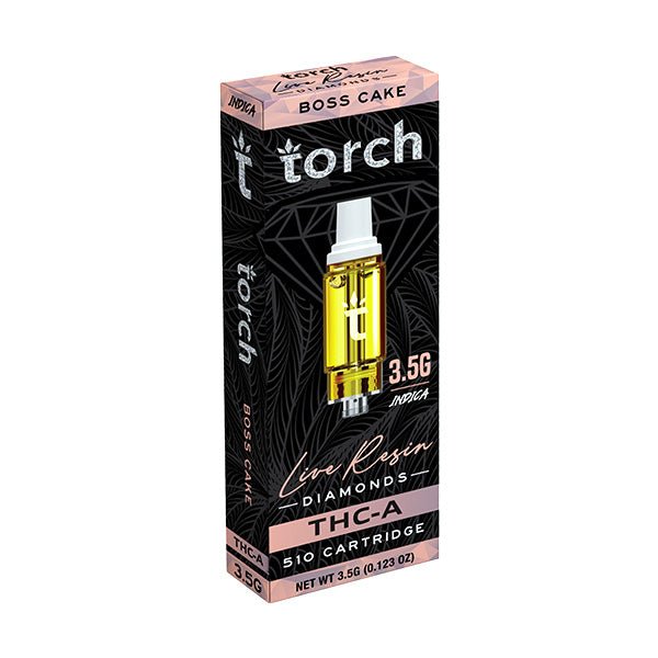 Boss Cake - Torch Live Resin Diamonds Cart 3.5g | DeltaCloudz